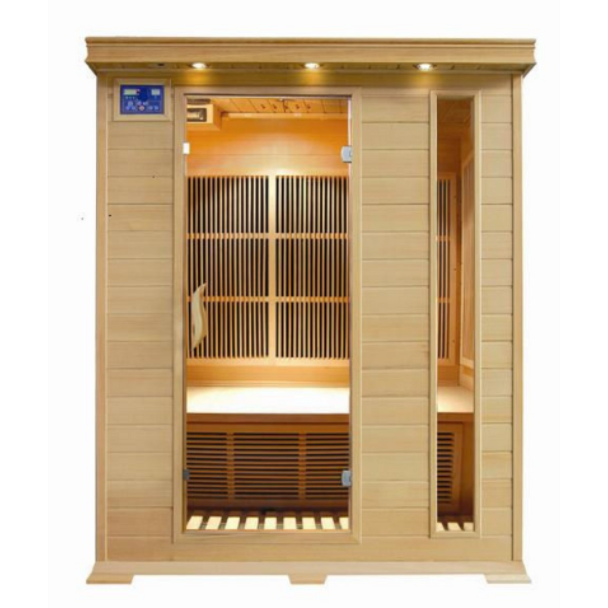 SunRay The Aspen, 3-Person Indoor Infrared Sauna — Sauna Nook